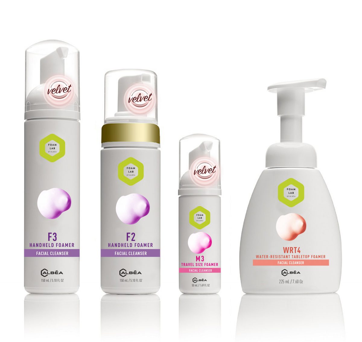 Velvet foamer | Vetroplas Packaging Ltd